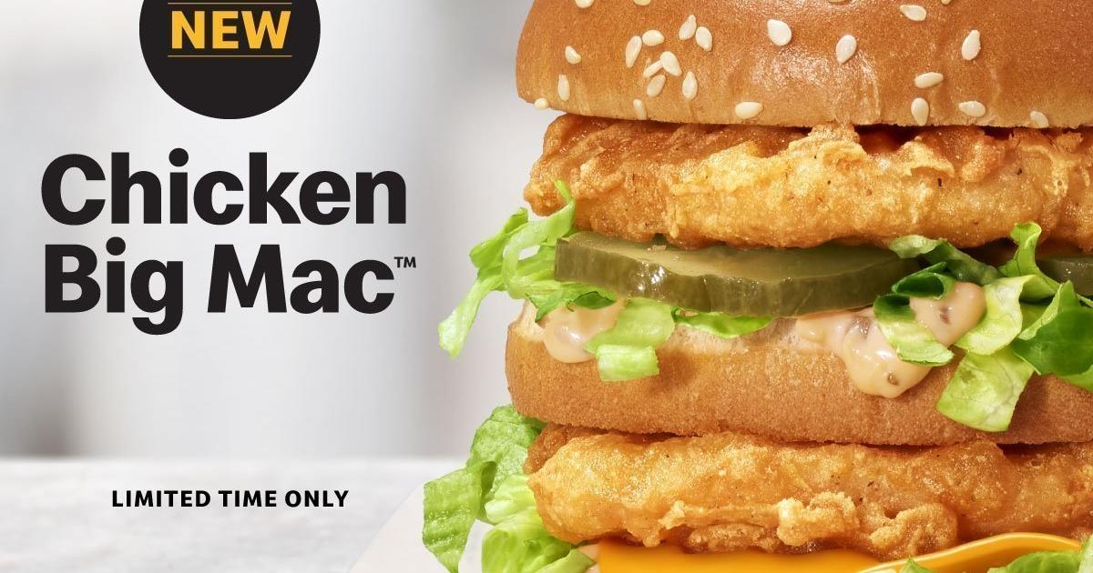 Το Chicken Big Mac έφτασε στα ΜcDonald’s™ και σε περιμένει να το ...